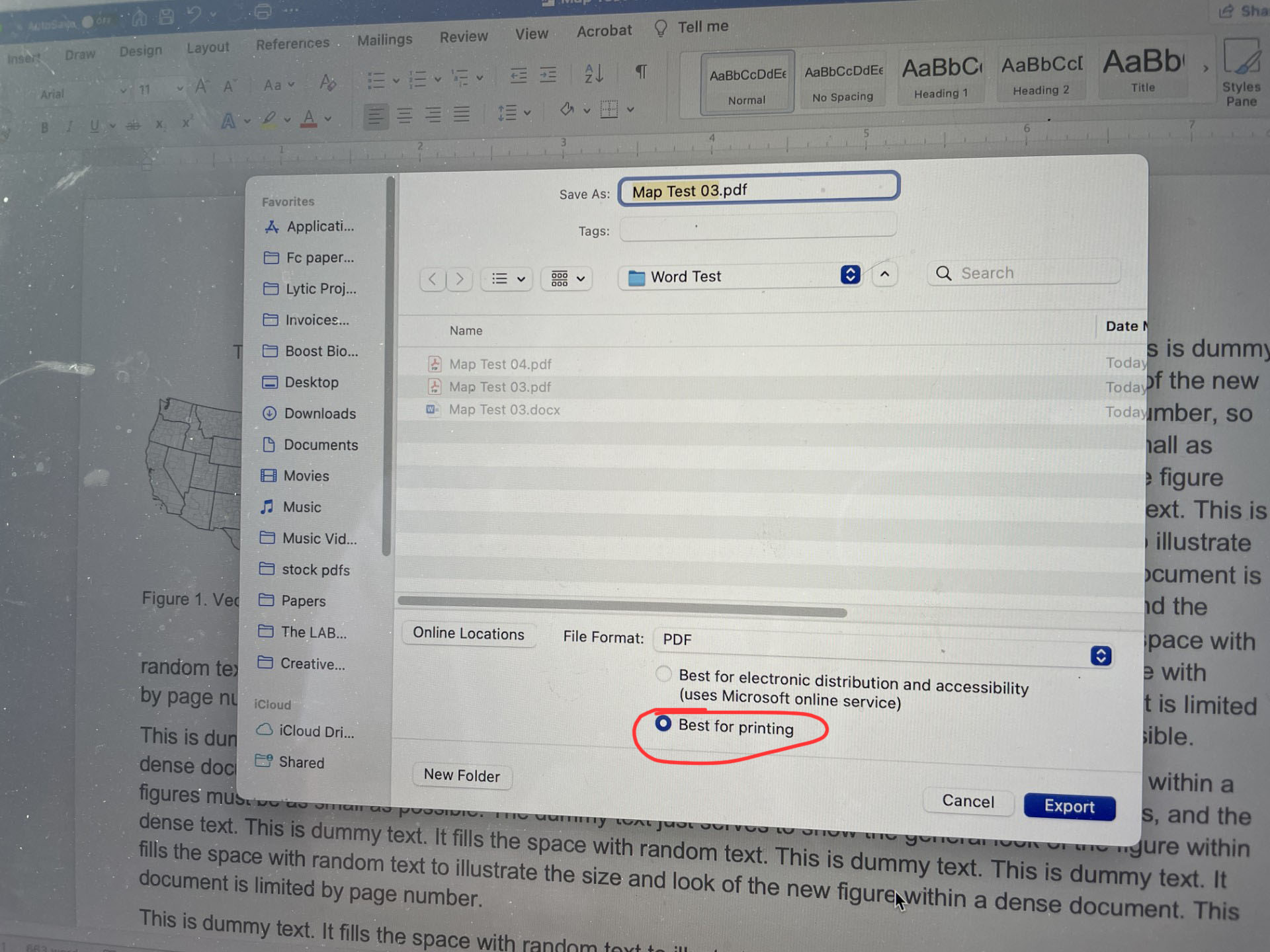 Exporting a PDF from Word with Images - Kate Baldwin LLC